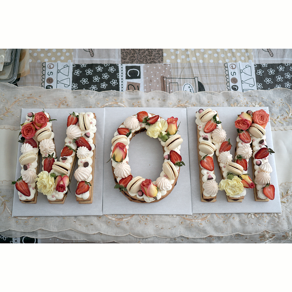 Custom Letter Cake Stacks – Marie Bakery and Cafe